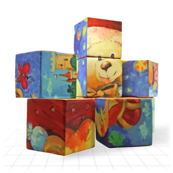 Foam Cube — Fabric Display Stands