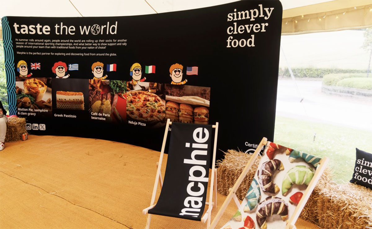 Promoting Macphie’s Outdoor Events with Stunning Branded Displays